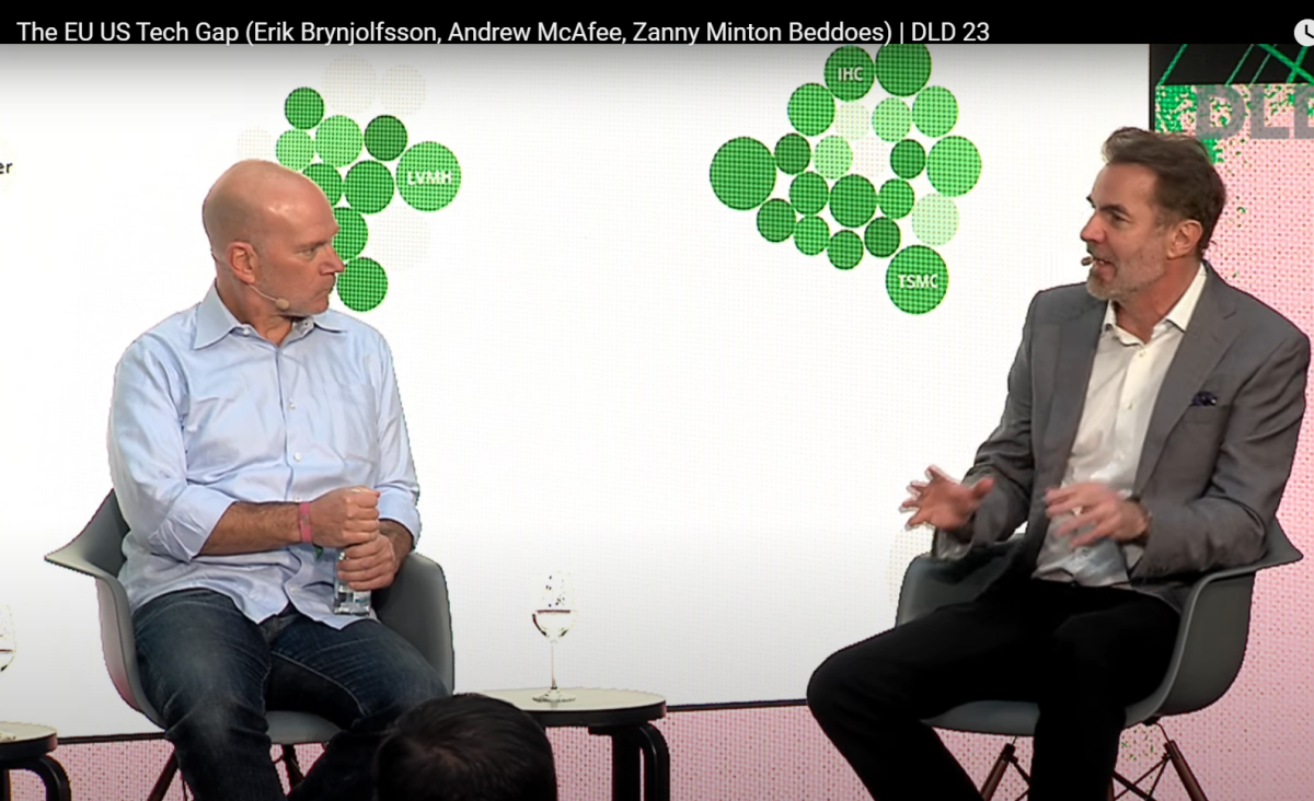 Learning to Love GPT: Video of Andrew McAfee at DLD23 - MIT Initiative ...