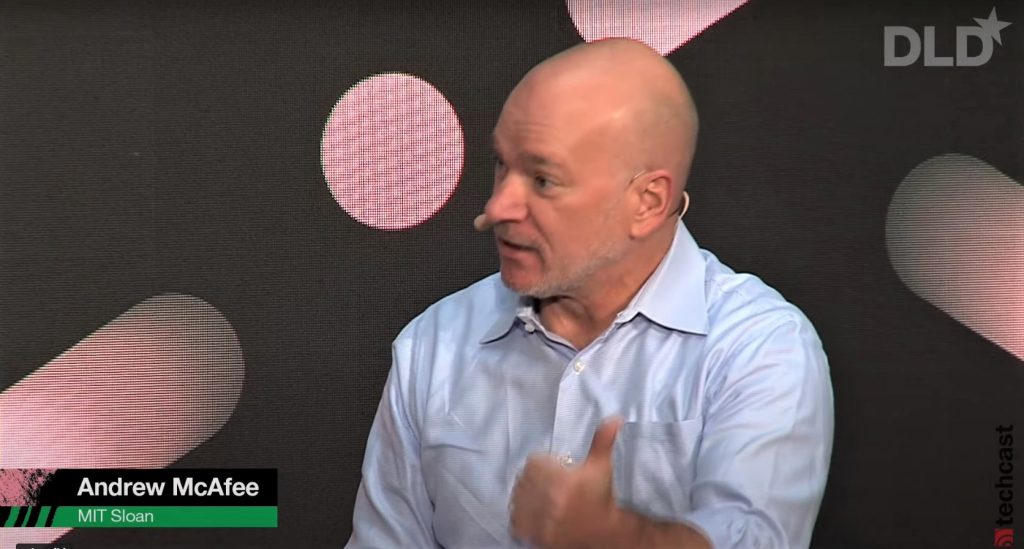 Learning to Love GPT: Video of Andrew McAfee at DLD23 - MIT Initiative ...