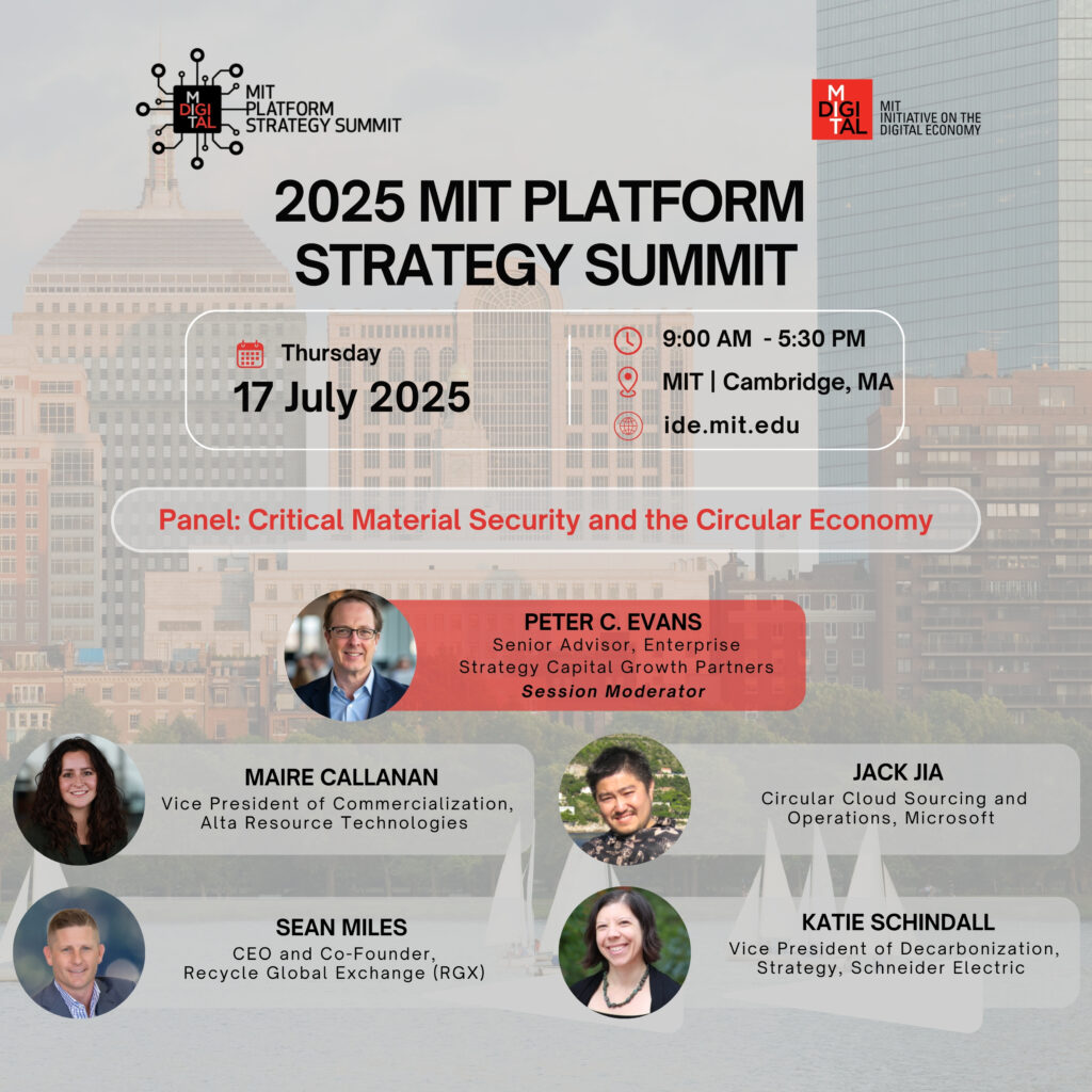 2025 MIT Platform Strategy Summit Gears Up - MIT Initiative on the ...